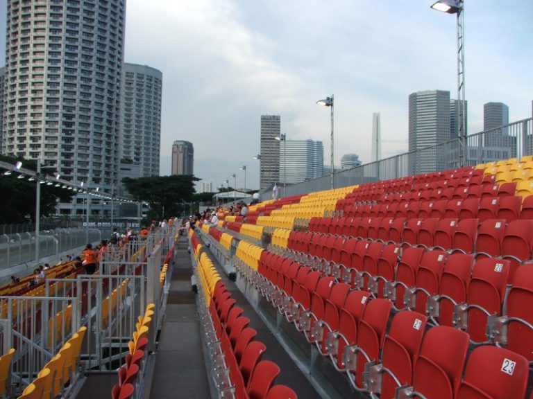 Multi Tier Seating Gallery (Tip Up Seat) - Hup Chung Tentage System